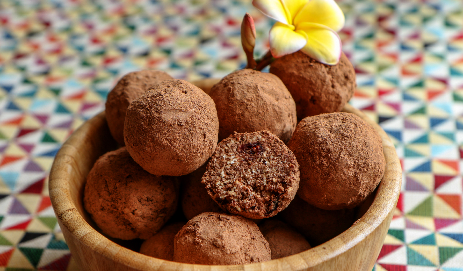 Receta: Bolitas de coco y cocoa