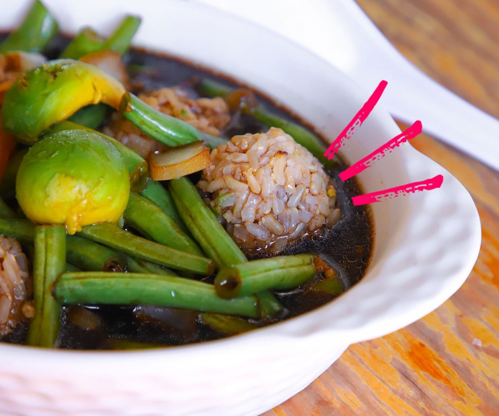 Bolas de Arroz con Ejotes en Salsa de Soya | Love Veg