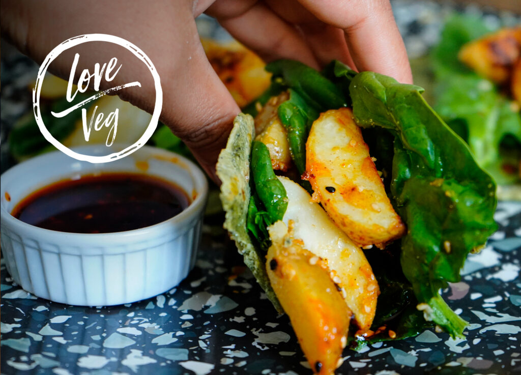 Tacos de Papas Rostizadas | Love Veg