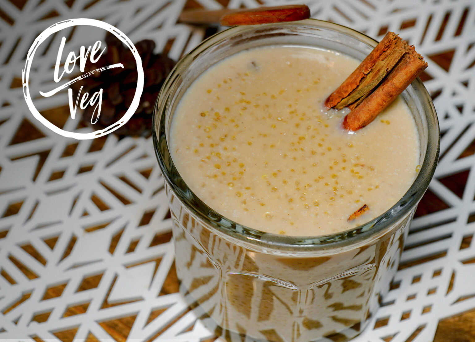Quinoa con Leche y Crema de Cacahuate | Love Veg