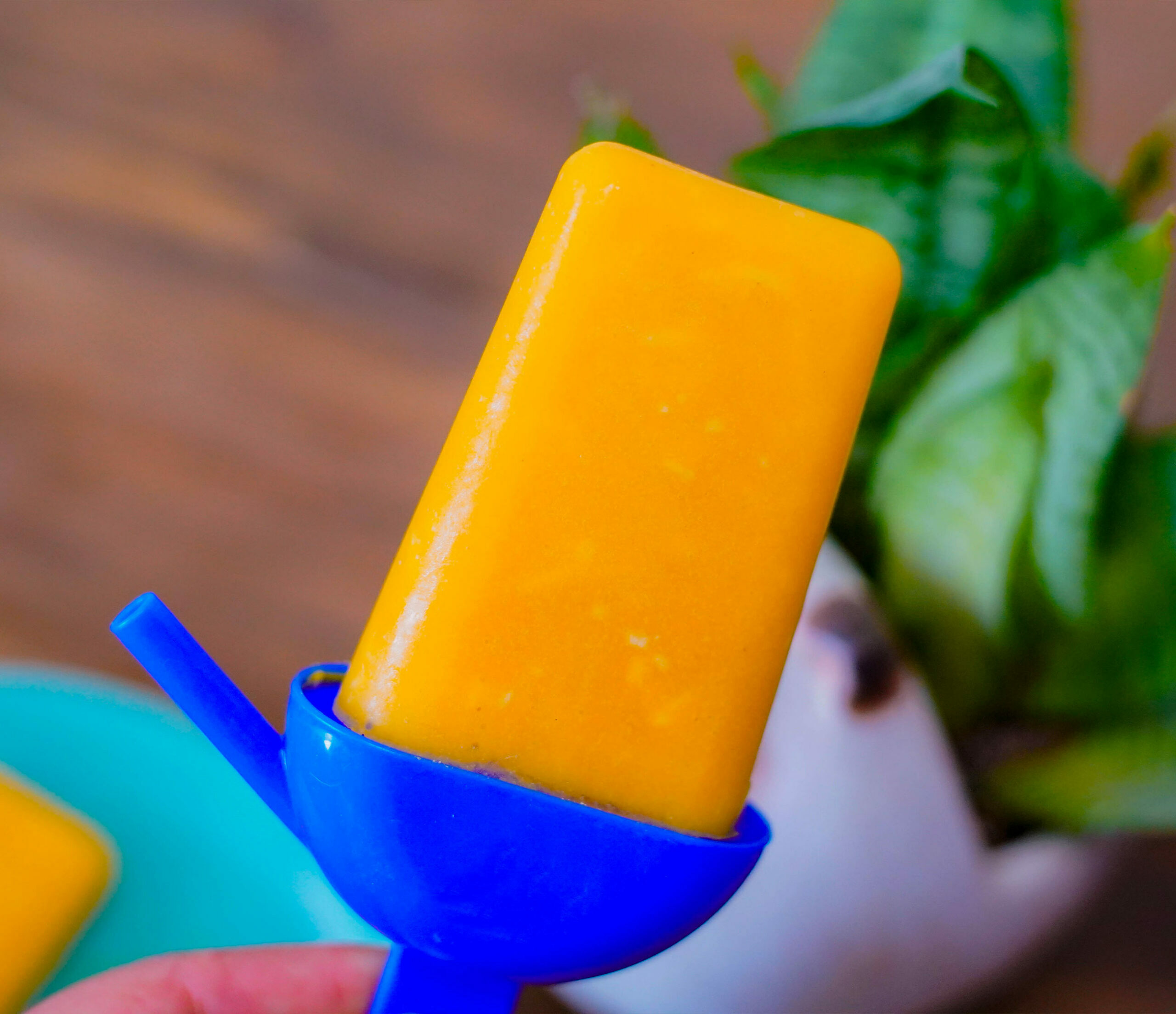 Paletas Heladas de Mango Tropical | Love Veg