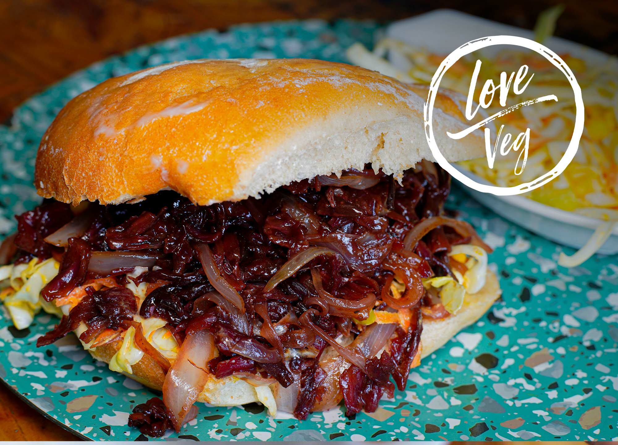Pulled Jamaica Sandwich | Love Veg