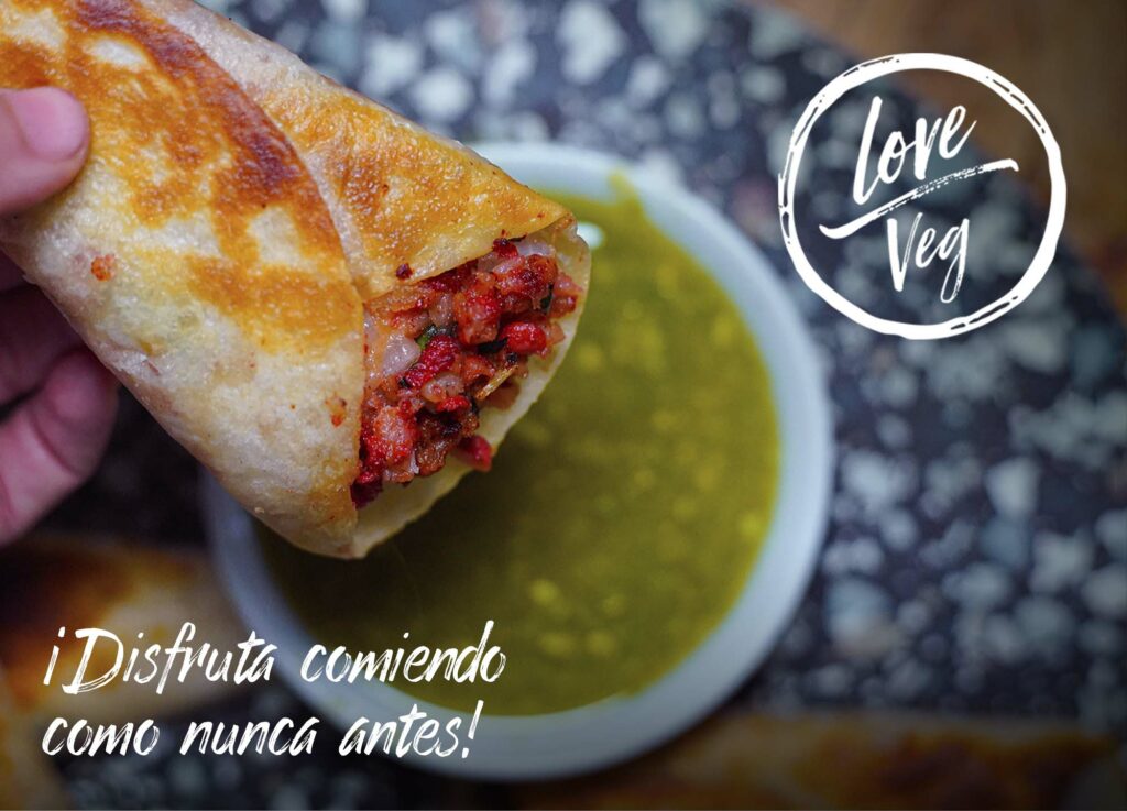 Wraps Veganos de Choriqueso con Espinacas | Love Veg